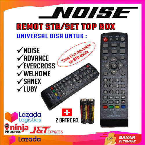 Remote Set Top Box noise / Remot STB Universal Noise Advance Evercross ...