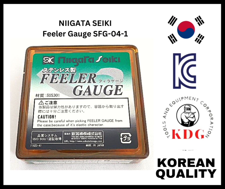 NIIGATA SEIKI Feeler Gauge SFG-04-1 [AUTHENTIC HIGH QUALITY] | Lazada PH