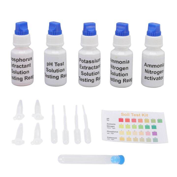 Soil Test Liquid Solution PH Nitrogen Phosphorus Potassium Measuring ...