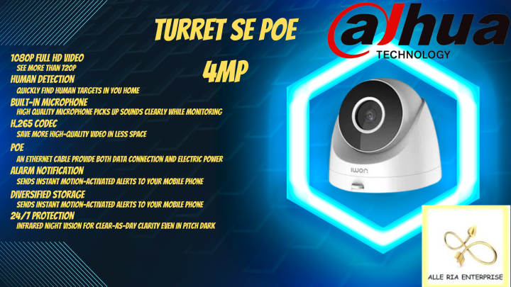 TURRET SE POE 4MP IPC-T42EAN POE CAMERA IMOU DAHUA T42EAN | Lazada PH
