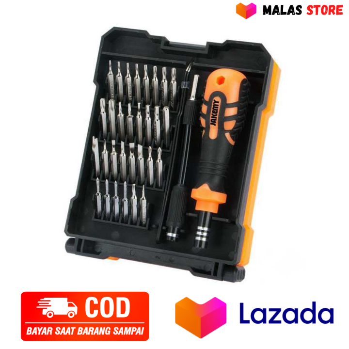 Obeng Set Full Komplit - Obeng set Jakemy 34 in 1 Obeng Set - JM-8159 ...