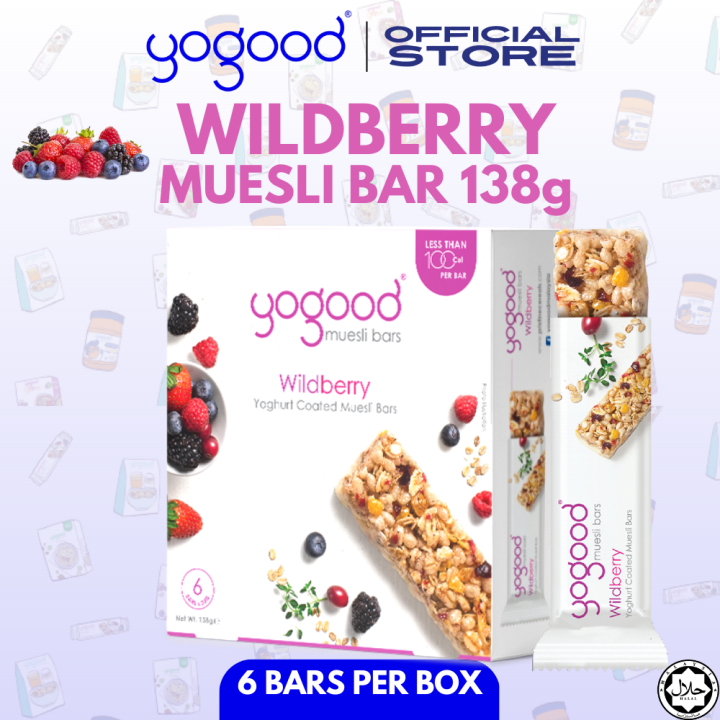 Yogood Muesli Bars - Wildberry (138g) | Lazada