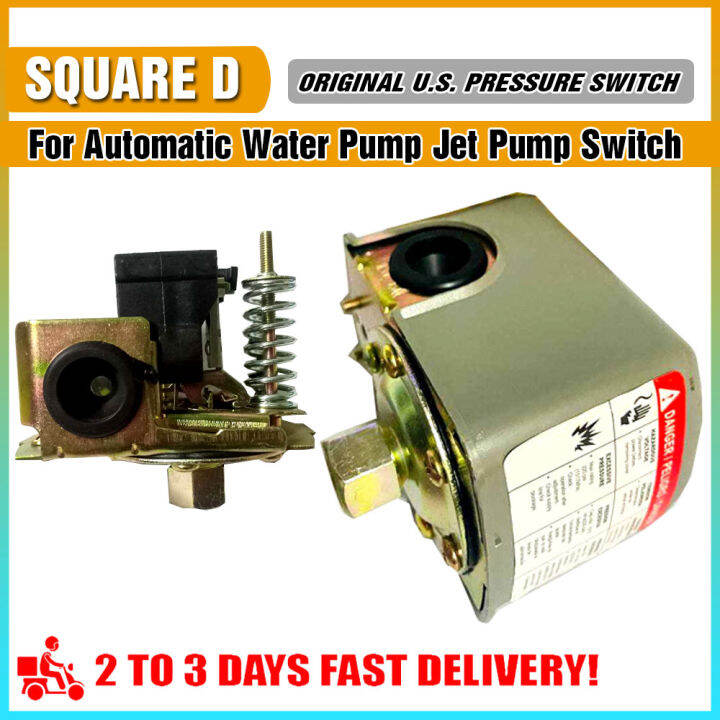 Square-D U.S.A Pressure Switch Original Automatic Water Pump Jet Pump Switch Heavy-Duty 9013 FSG ...