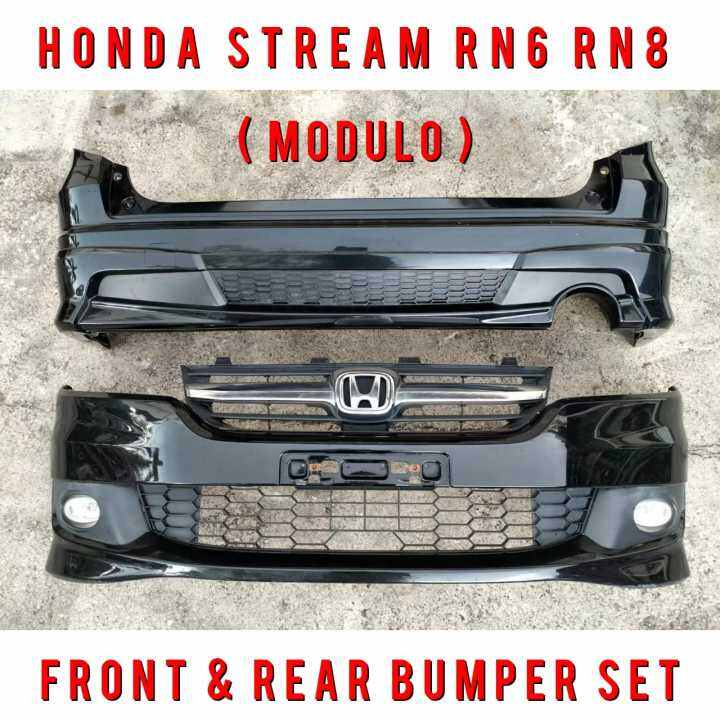 Honda Stream RN6 RN8 PFL Modulo Front & Rear Bumper Set ( Modulo Type ...