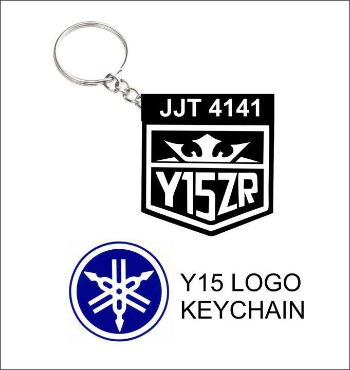 YAMAHA Y15 LOGO KEYCHAIN NUMBERPLATE | Lazada