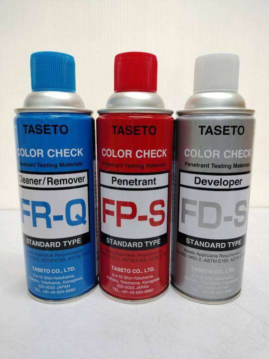 TASETO สเปรย์ตรวจสอบรอยร้าว 420ML. น้ำยาเช็ครอยร้าว FR-Q สีฟ้า FP-S สี ...
