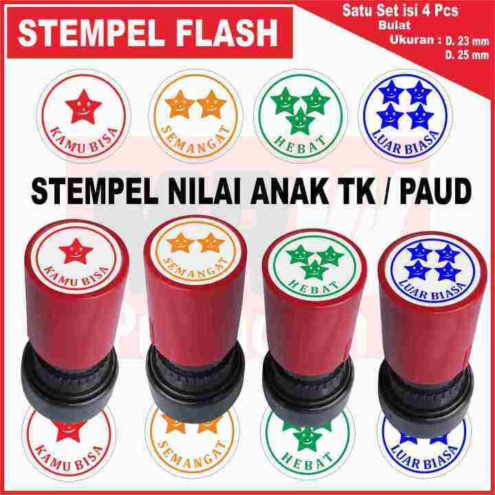 Stempel Nilai Bintang Penilaian Anak TK PAUD | Lazada Indonesia