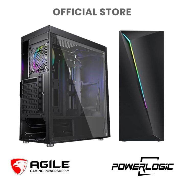 Powerlogic TURDUS Tempered Glass Gaming Series PC Case | Lazada PH
