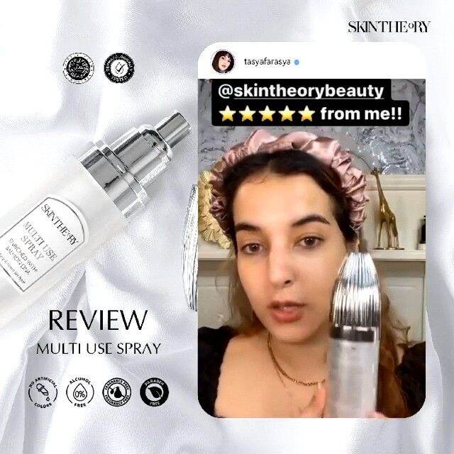 Skintheory multi use spray | anti oxidan suncream with salmon dna | Lazada Indonesia