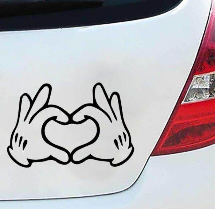 Cutting sticker mobil stiker love lucu Keren | Lazada Indonesia