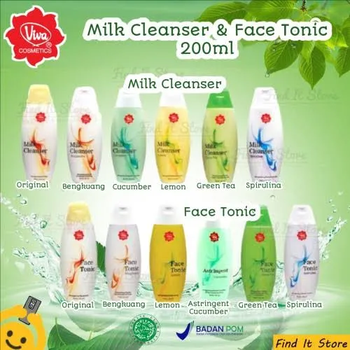 VIVA Skincare Series - Viva Face Tonic | Viva Milk cleanser | Viva Air ...