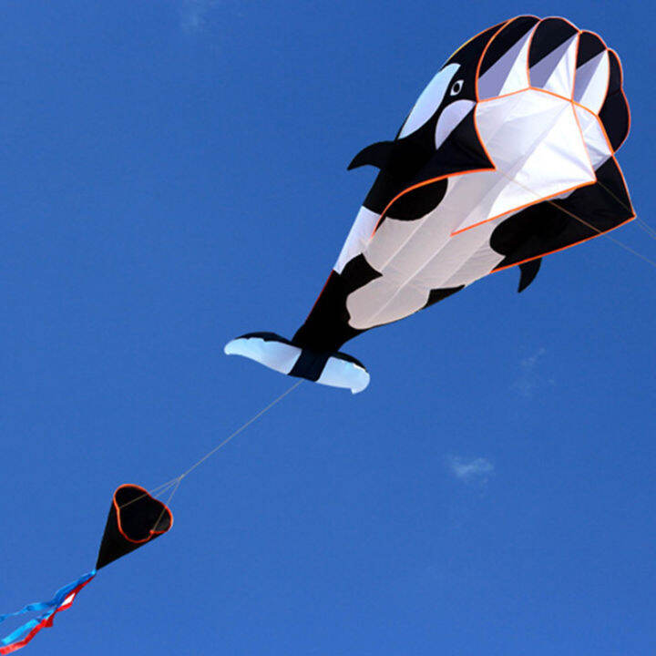 220cm Animated Kites Fishing Inflatable Kite Big Dolphin Soft Kite ...