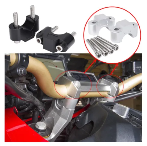 Allotmark Motorcycle 28mm ADV150 ADV750 Handlebar Riser Raiser Handle Bar Clamp For Honda Xadv X ...