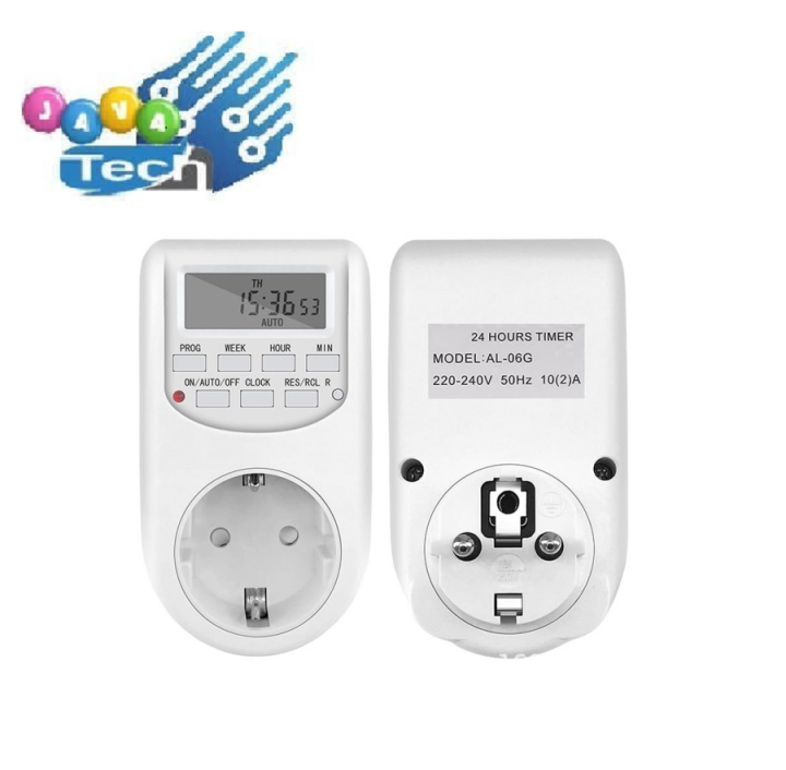 Timer Digital AL-06G model Colok Terminal Stop Kontak Saklar Otomatis | Lazada Indonesia