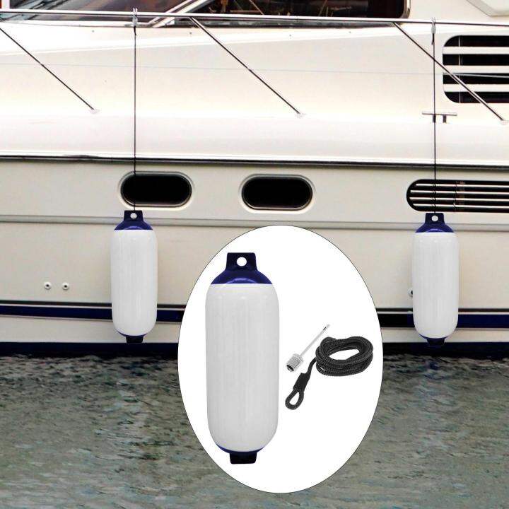 leipupa Boat Bumpers Fenders Marine Boat Fender with Ropes Inflatable ...