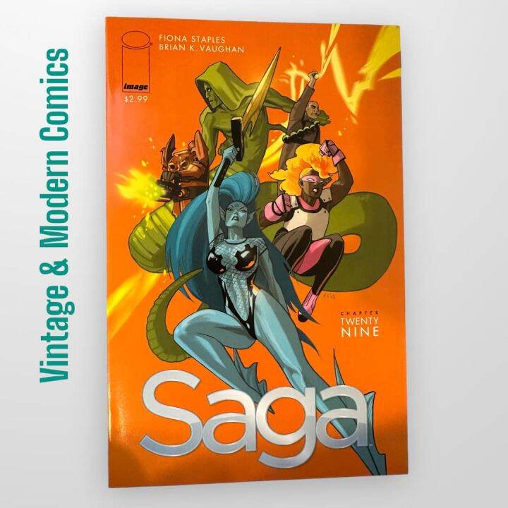 Saga 29 Published Jun 2015 by Image. Written by Brian K. Vaughan. Art ...