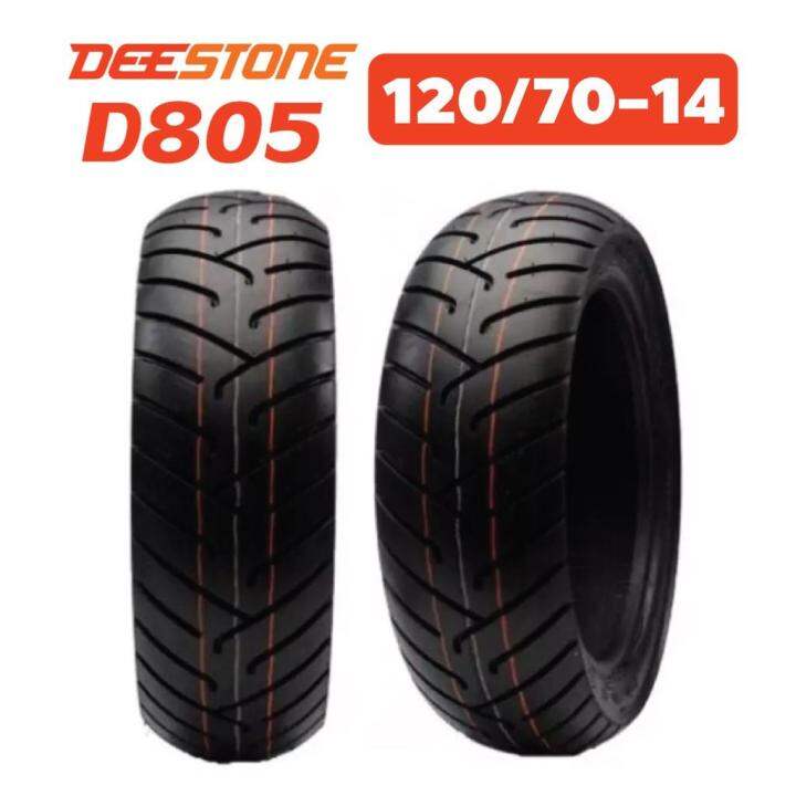 คุ้มสุด ๆ DEESTONE ยางนอก 120/70-14 (ไม่ใช้ยางใน) D805 1 เส้น ราคา ...