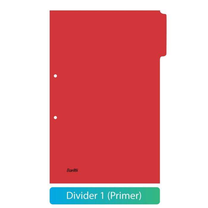 Bantex Divider 1 Guide Ujikom SMK Merah (50 lembar) #Primer | Lazada ...