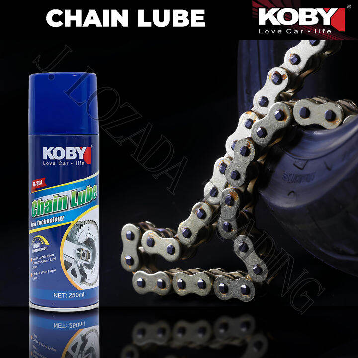 100% Original KOBY CHAIN LUBE 250ML good quality | Lazada PH