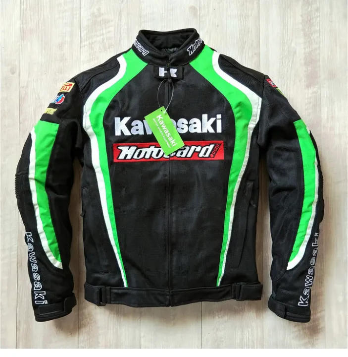 Kawasaki Ninja Motorcycle Men's Jackets Anti-fall Racing Suit Motorrad ...