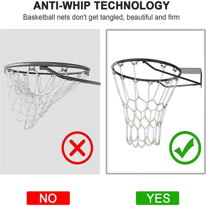 Professional Standard Anti-Rust Basketball Chain Net Indoor Outdoor ...