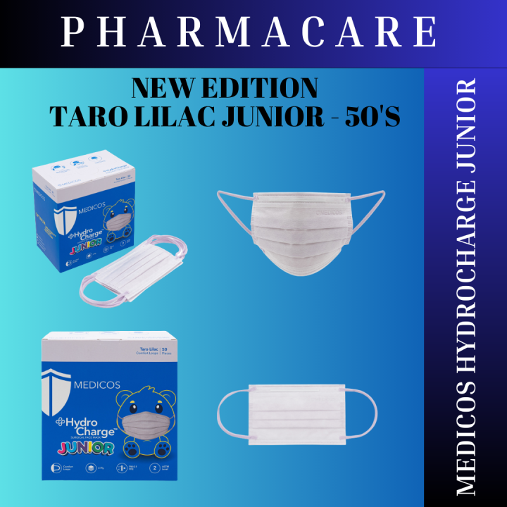 MEDICOS HydroCharge™ 4-ply Surgical Face Mask Junior – for kids (4-12 ...