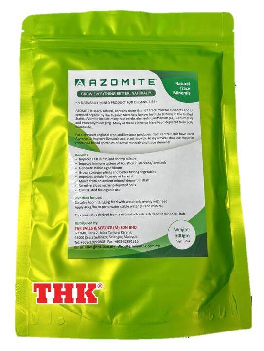 AZOMITE Natural Minerals/ Organic Fertilizers/ Aquaponic & Aquaculture ...