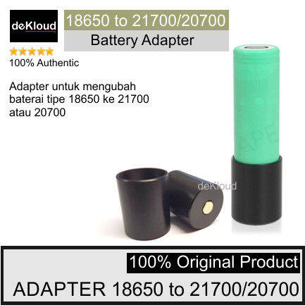 Baterai Adapter 18650 to 21700 / 20700 | batre adaptor ke battery ...