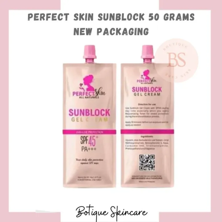【Hot Stock】 ORIG PERFECT SKIN SUNBLOCK BIG 50GRAMS | Lazada PH