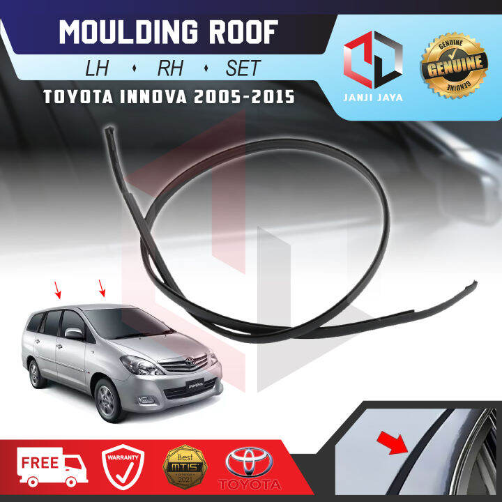 MTIS TOYOTA INNOVA 2005-2015 ROOF MOULDING LINING RUBBER OUTER STRIP ...