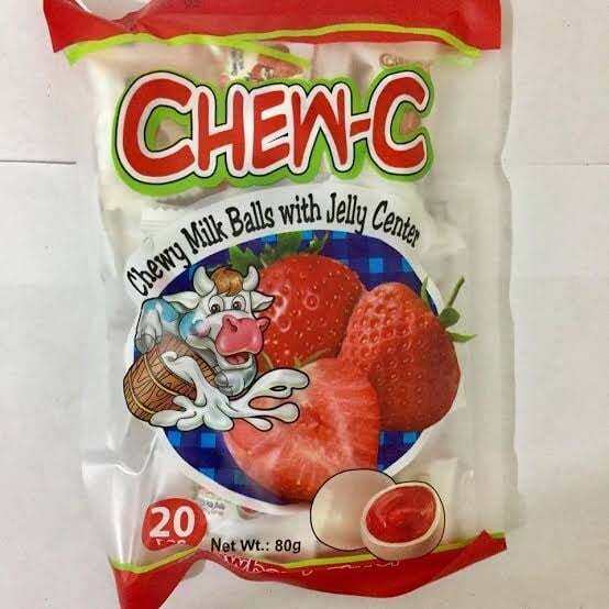 CHEW-C CHEWY MILK BALLS BUNDLE OF 5 (UBE, LYCHEE,APPLE,WATERMELON ...