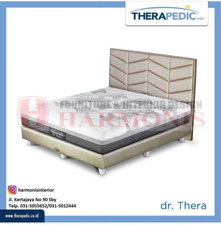 THERAPEDIC TYPE DR. THERA SPRING BED FULL SET UKURAN 160CM | Lazada ...