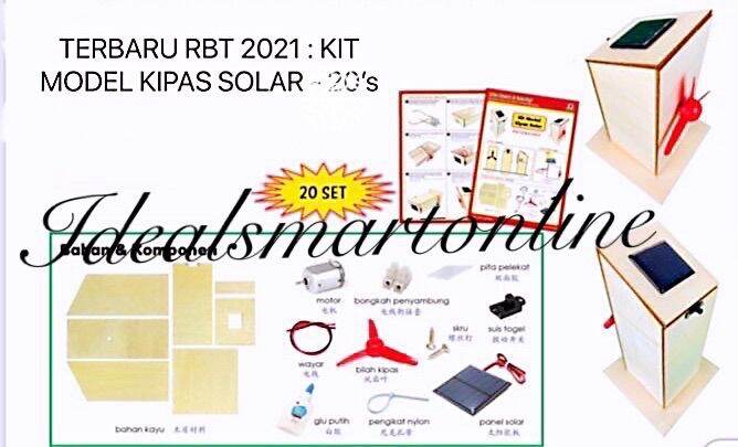 Projek RBT 2021 Kit Model Kipas Solar -20’s | Lazada