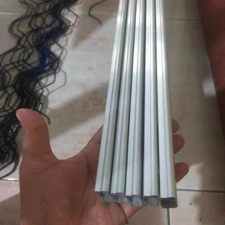 Aluminum C-Channels and coated wiggle wire (2m length)(5 sets) | Lazada PH