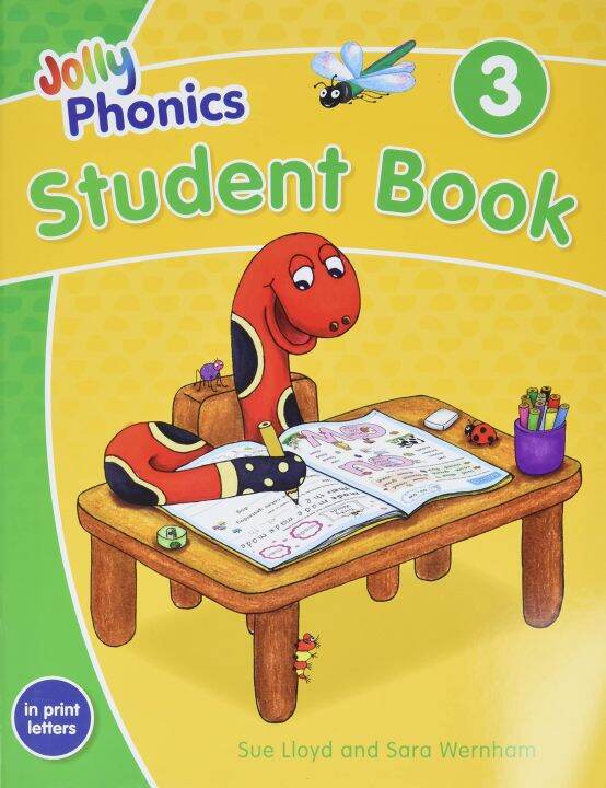 หนังสืออังกฤษใหม่ Jolly Phonics Student Book 3 : In Print Letters (American English edition ...