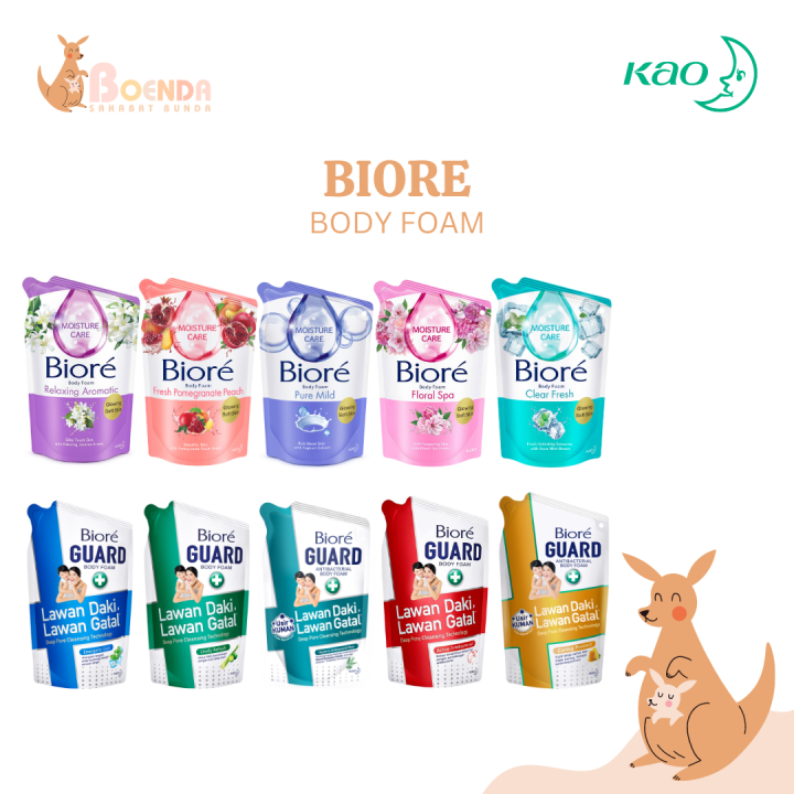 BIORE Body Foam Series | Body Cleansing | Sabun Mandi Cair | Pembersih ...