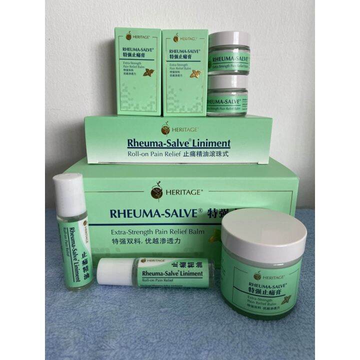 Rheuma Salve Extra-Strength Pain Relief Balm and Liniment Oil | Lazada PH