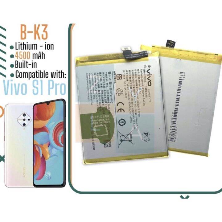 VIVO S1 PRO BATTERY MODEL B-K3 Original Equipment Manufacturer | Lazada PH