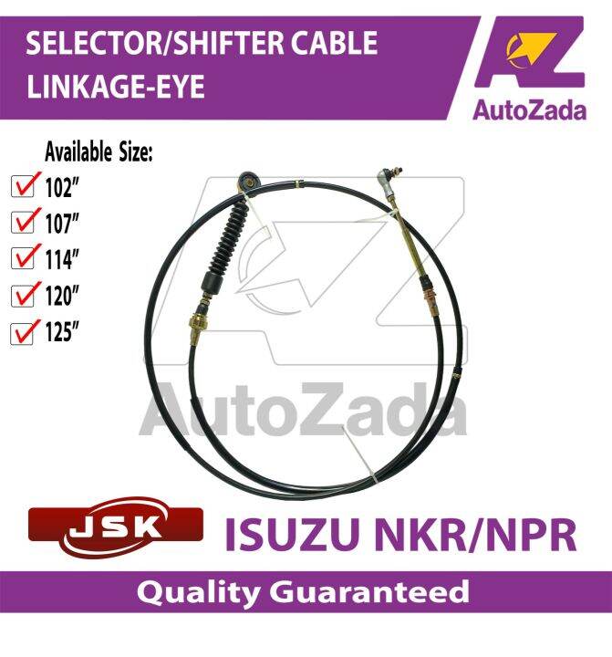 SELECTOR CABLE FOR ISUZU NKR NPR NSR W/ LINKAGE 120" 125" | Lazada PH