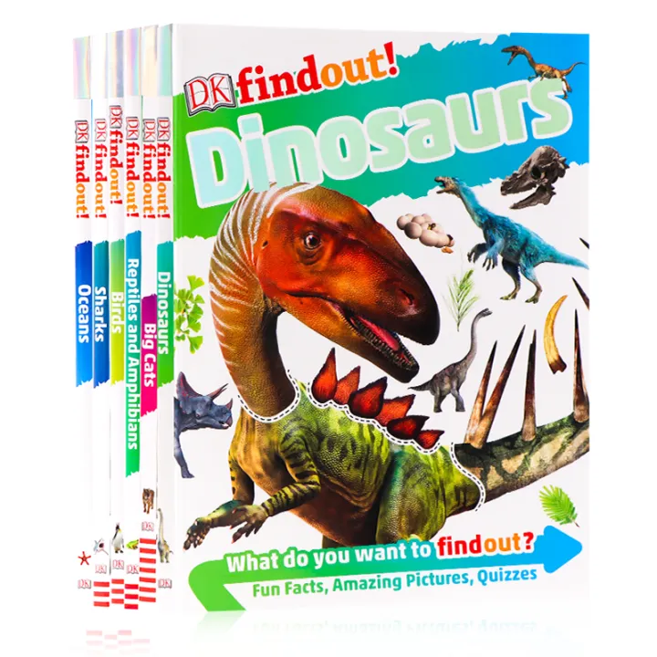 DK small discovery encyclopedia 7 volumes dinosaurs, sharks, cats ...