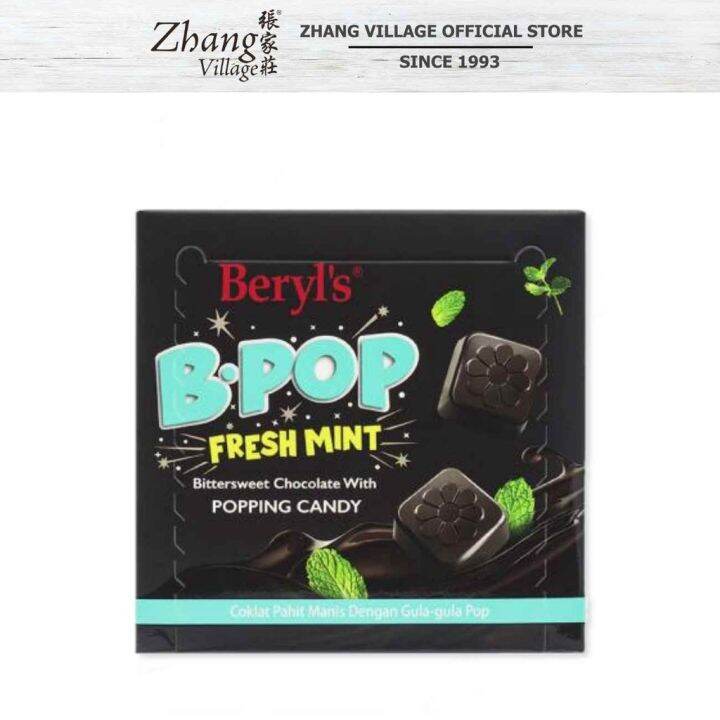 BERYL'S B POP FRESH MINT BITTERSWEET CHOCOLATE 50g | Lazada