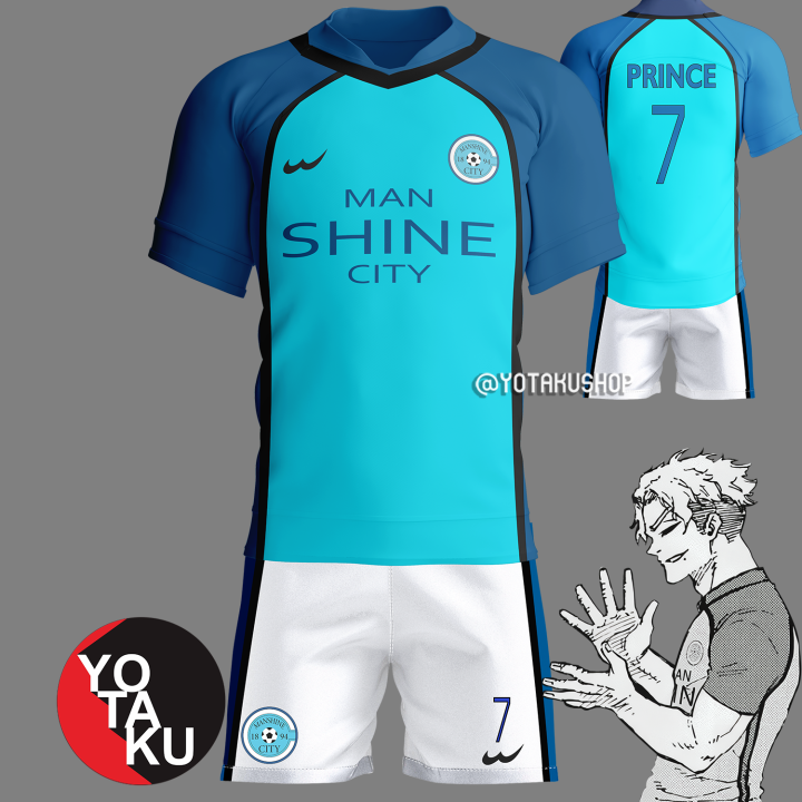 Jersey Anime Cosplay Blue Lock Manshine Chriss Prince Full Set | Lazada ...
