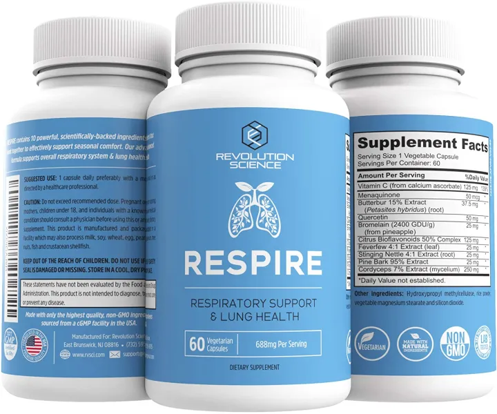 Lung Cleanse and Detox & Lung Support Supplement - Respire - Natural ...