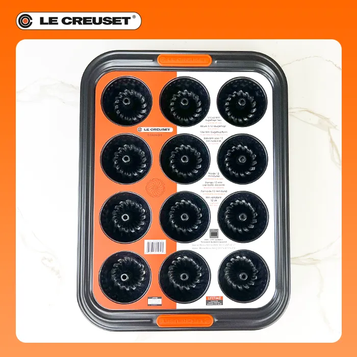 Le Creuset Authentic/Original 12 Cup Mini Kugelhopf Bundt Tray | Lazada PH