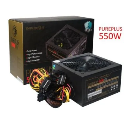 Psu 550w 80+ imperion Pureplus 550w atx - Power supply imperion Gaming ...