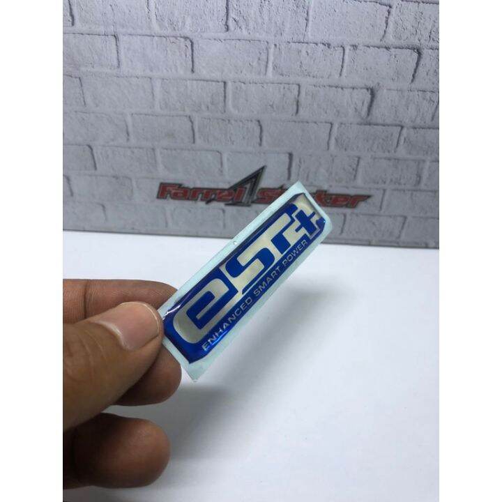stiker ESP honda biru Sticker ESP plus | Lazada Indonesia