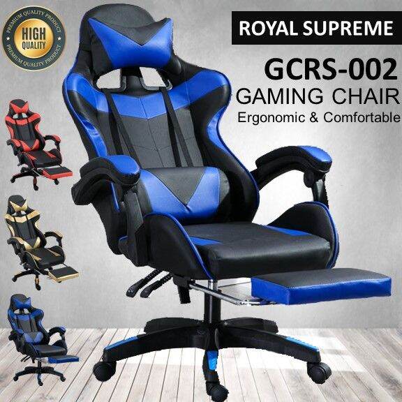 GT RACING ROYAL SUPREME Gaming Chair GCRS-002 Ergonomic Racing Gaming ...