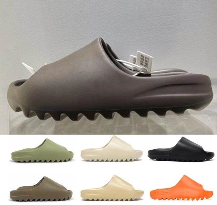 【ความคิดสร้างสรรค์】35 46 Kanye ผู้ชายผู้หญิงโฟมวิ่งฤดูร้อนสไลด์รองเท้า ...