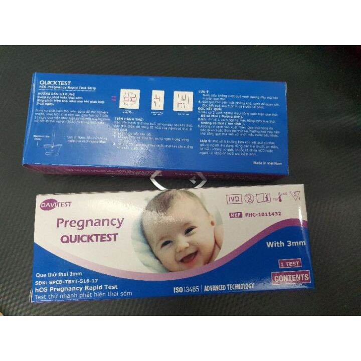 QUE THỬ THAI QUIKC TEST CHÍNH XÁC VÀ ĐƠN GIẢN | Lazada.vn