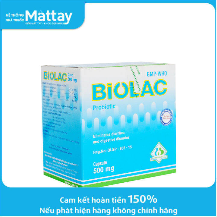 Men ví sinh BIOLAC Chai 100 viên | Lazada.vn